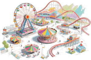 How to Build an Amusement Park - Hooplo Rides